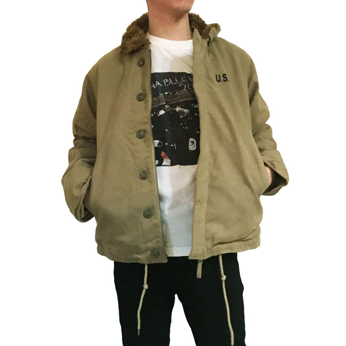 US N-1 DECK JACKET KHAKI デッキジャケット カーキ レプリカ | ReOrg STORE リオーグ オンラインショップ ...