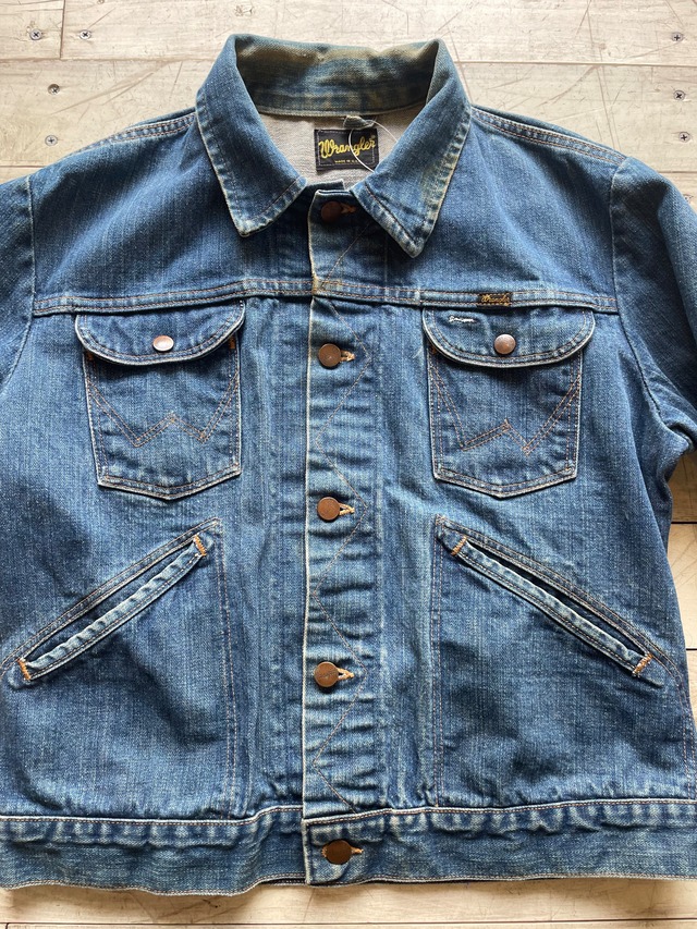 70's Wrangler Denim JKT 124MJ Made in USA 古着 us古着 ラングラー デニムジャケット アメリカ製 | EmiGeneralStore
