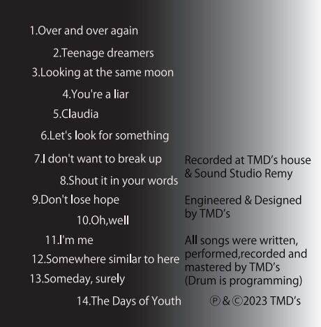 TMD's - Why did you hold me ?(CD) | TMD's SOUND SHOP