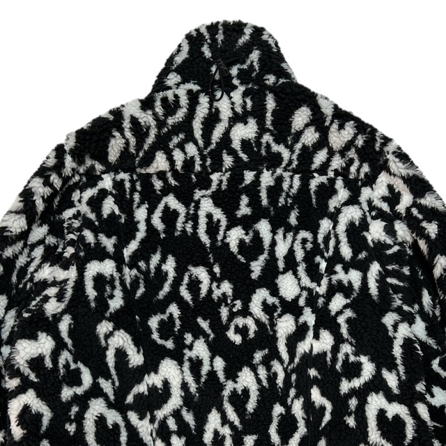 BASICKS Eco Fleece Heart Leopard Blouson | A WORD.ONLINE SHOP