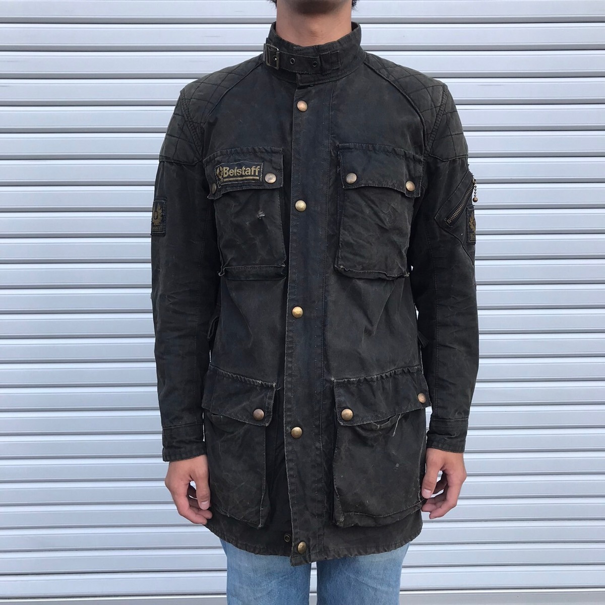 英国製 70's Belstaff TOUR MASTER Trophy Jacket ヴィンテージ イギリス ベルスタッフ ツアーマスター ...