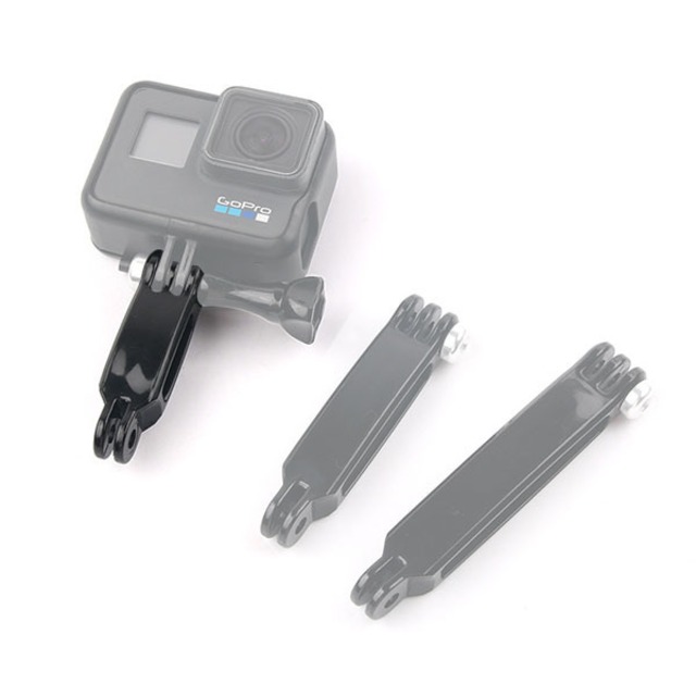 GoPro ゴープロ 9 8 7 対応 アクセサリー 延長 ジョイント I型 パーツ 短 アクションカメラ ウェアラブルカメラ gopro9 gopro8 gopro7 取り付け マルチ 固定 ...