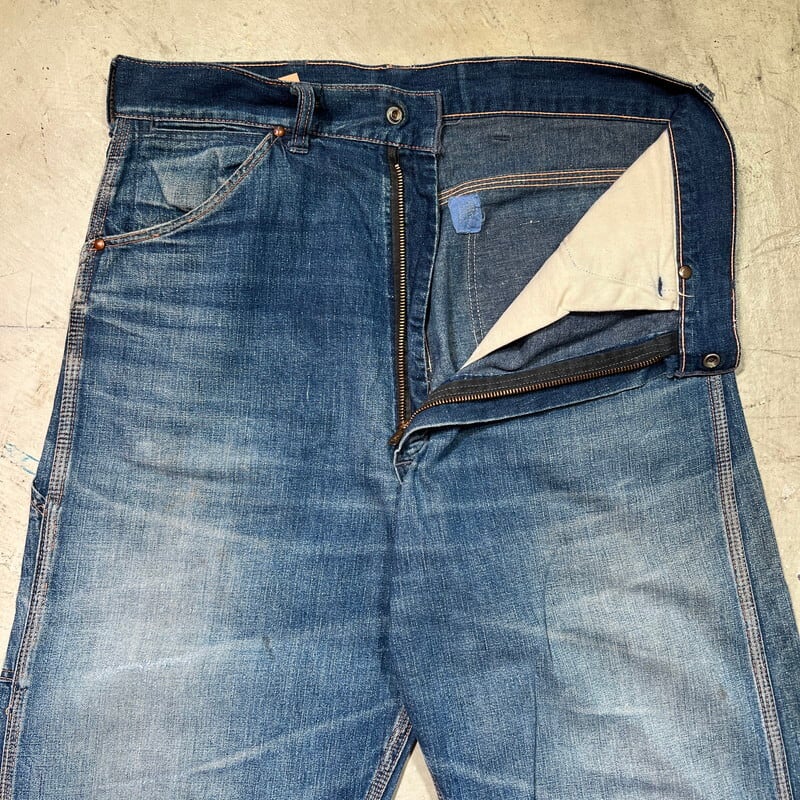 50's Unknown デニムペインターパンツ ワークパンツ ストア 50's Unknown デニムペインターパンツ ワークパンツ ストア