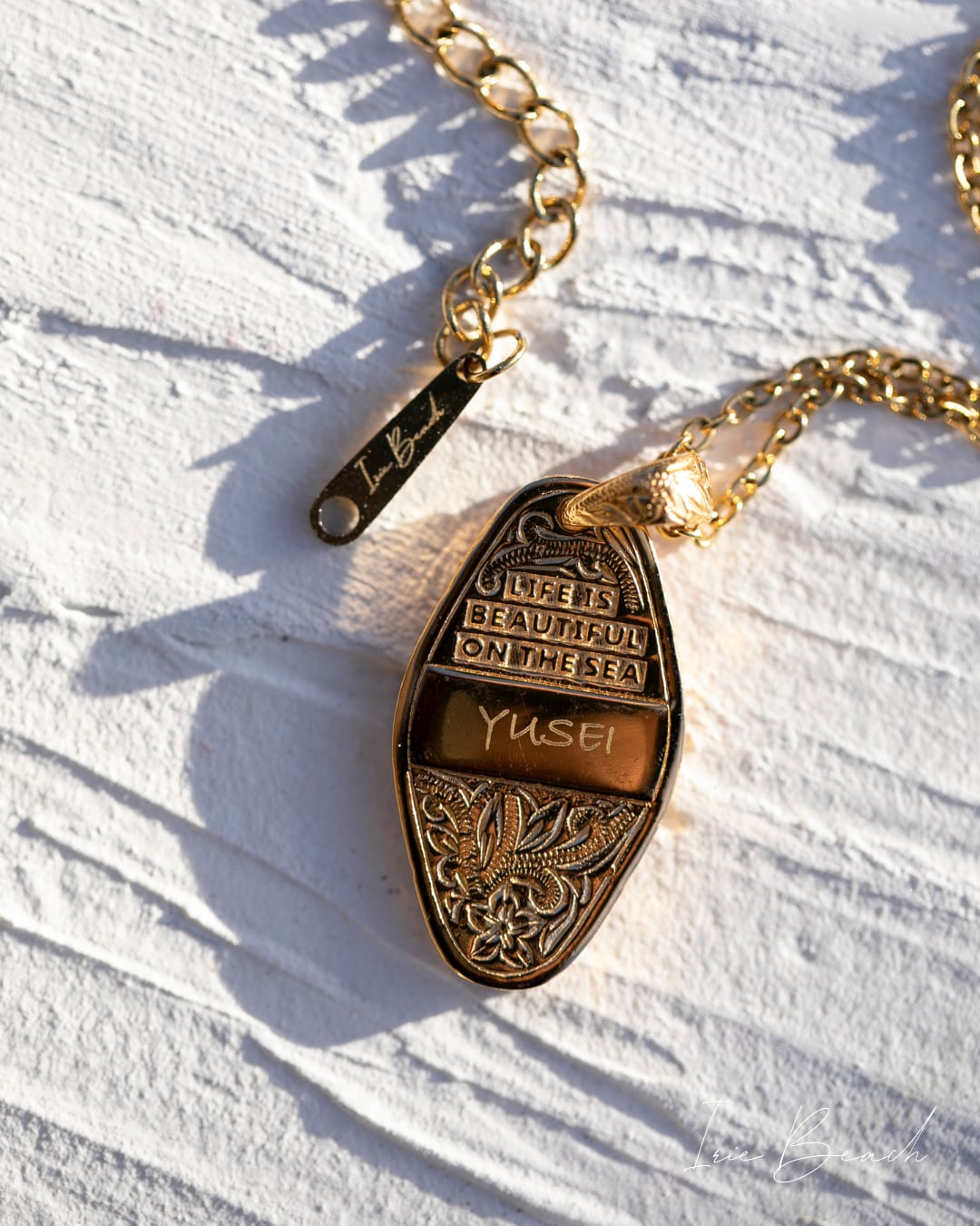 【受注生産】Hawaiian key tag necklace (名入れオーダー) | Pay ID