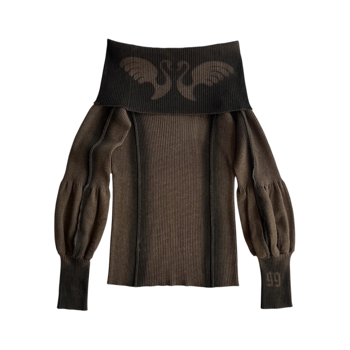 【HAPPY99】Clover Knit Top | MINERAL