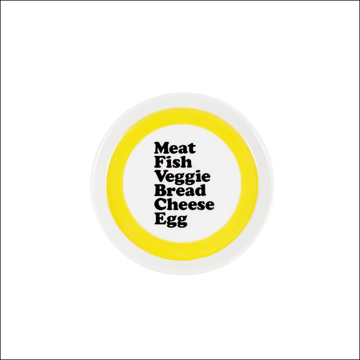 Swimsuit Department “Ring Toss” Small Plate (Yellow) | Highlights™
