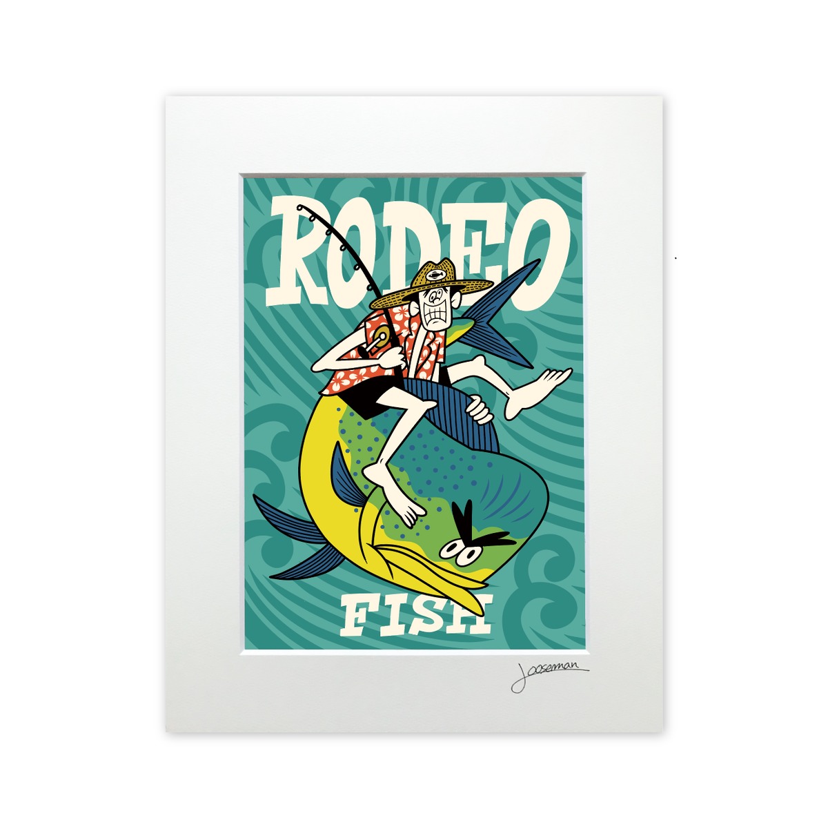 『RODEO FISH』ART PRINT | LOOSEMAN GALLERY official shop