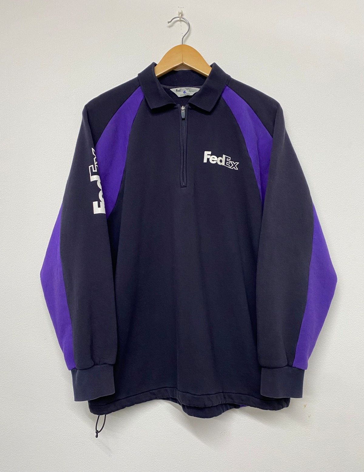 Fedex Cotton/Polyester Halfzip Sweater Shirt/L | ACIDHOUSE Vintage＆New ...