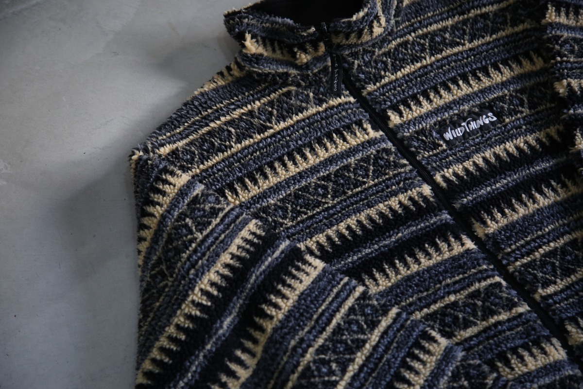 90s【WILD THINGS】Fleece Jacket | the Holic vintage clothing