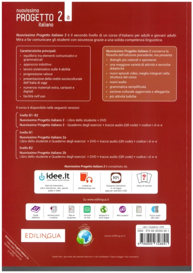 【イタリア語】Nuovissimo Progetto italiano 2a Libro dello studente e Quaderno ...