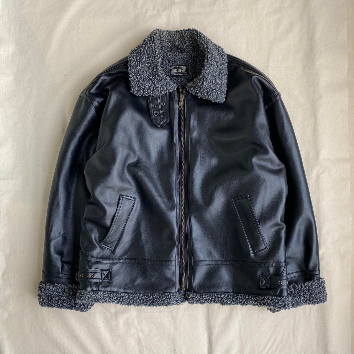 00's~ / inner boa leather jacket | VANPELT