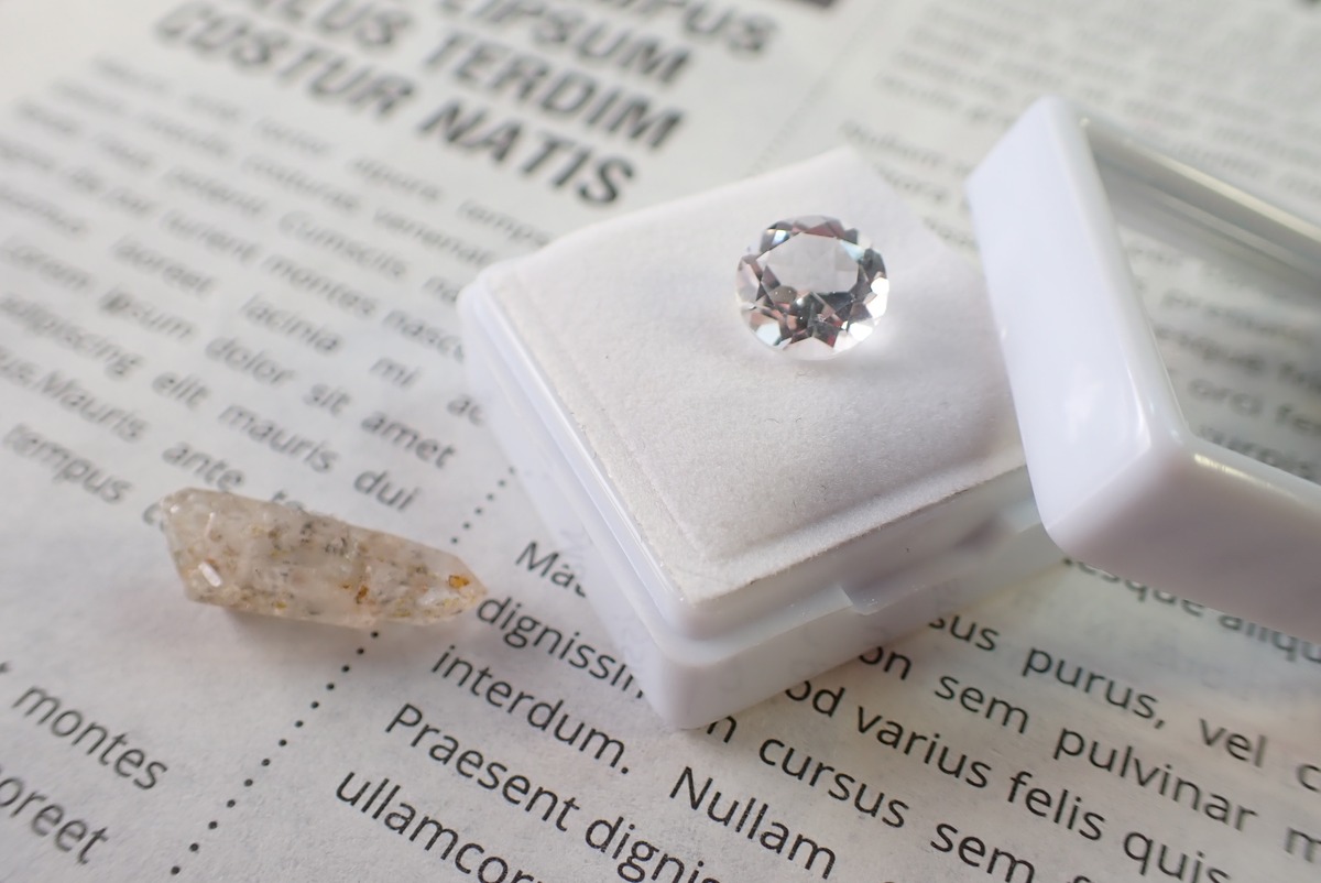 【原石セット】クォーツ×オイルインクォーツ 1.73ct/2.19ct [C3-112] | differencee(ディファレンシー)