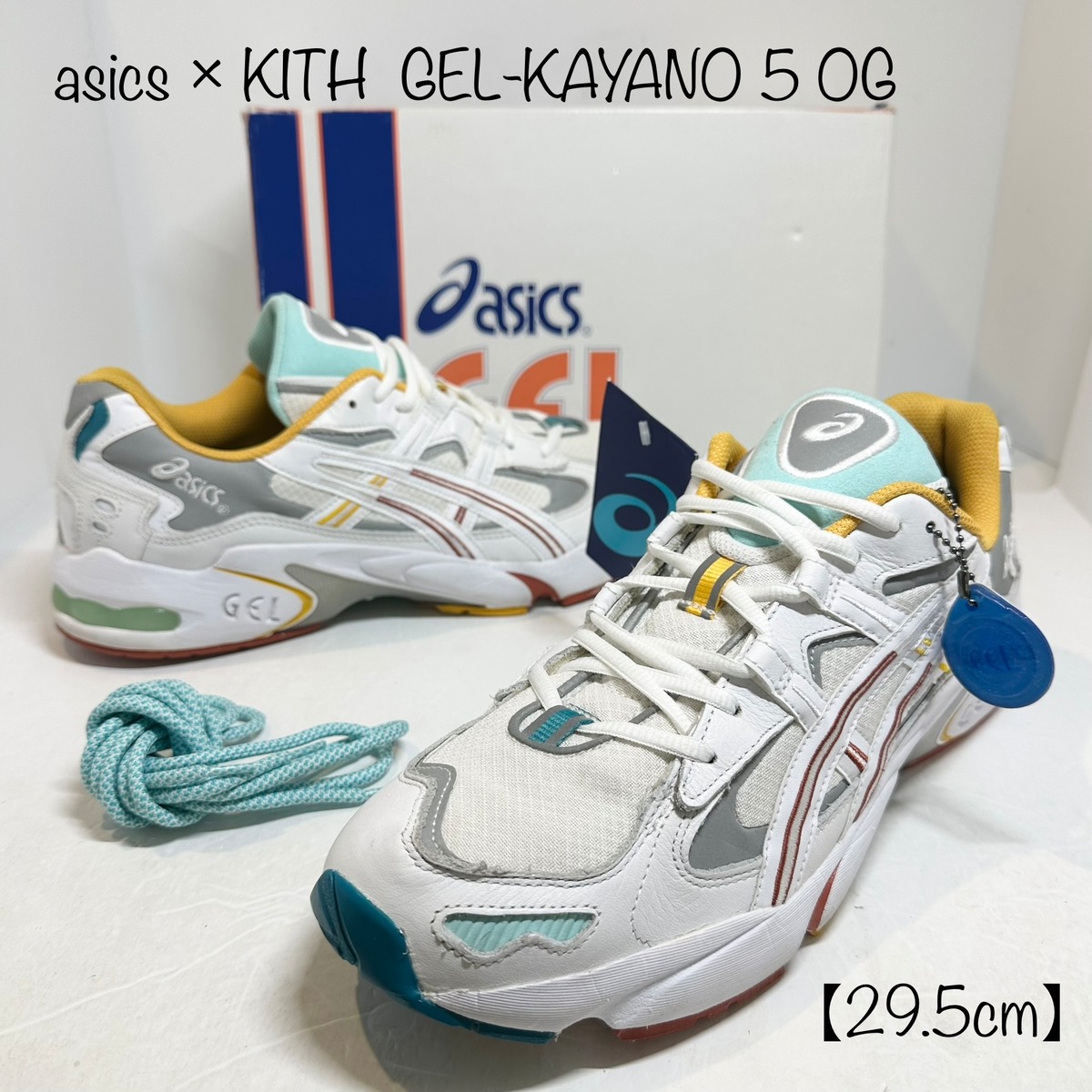 asics×KITH★アシックス×キス★GEL-KAYANO 5 OG/ゲル カヤノ 5 OG★OASIS/オアシス★1021A213★新品未 ...