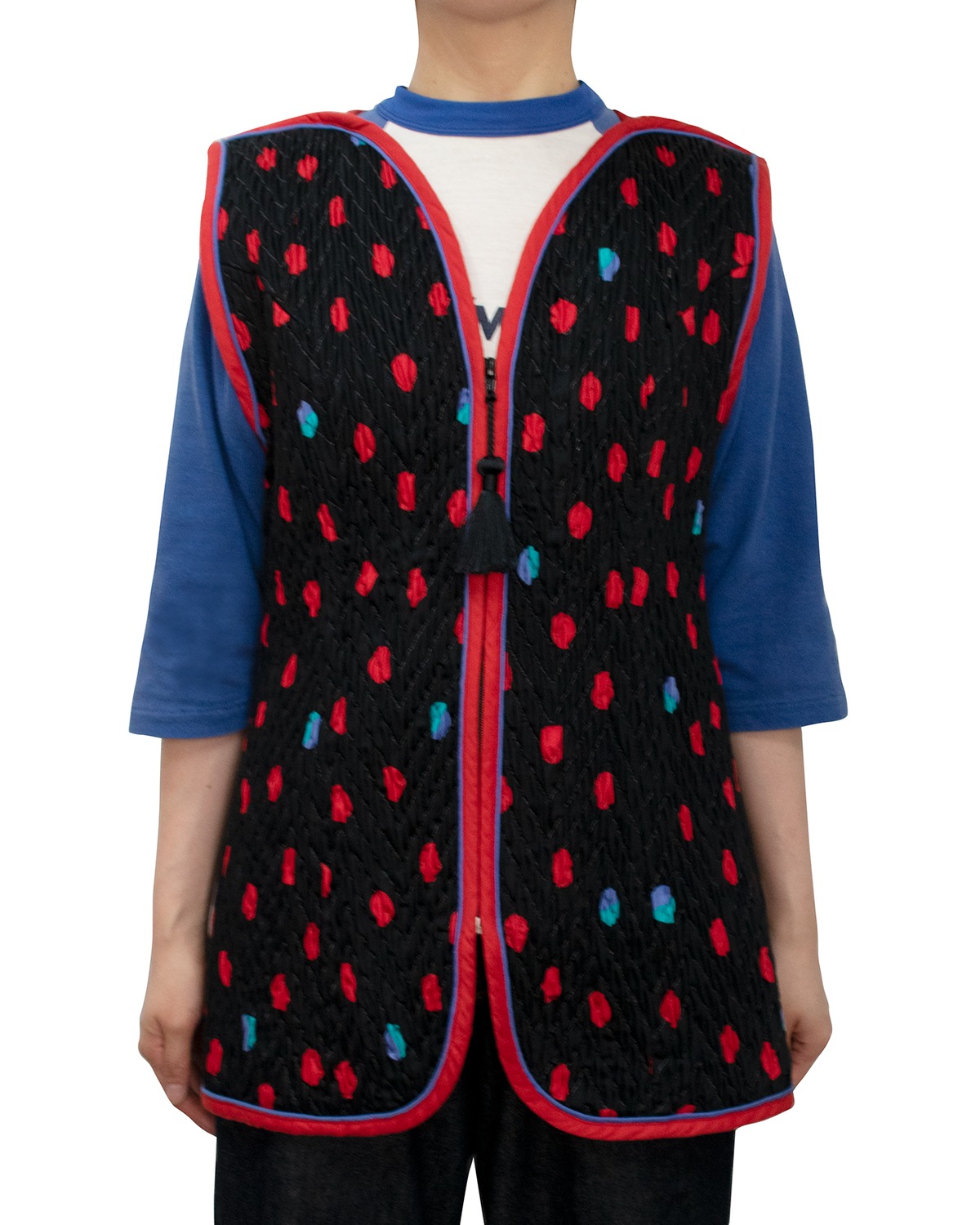 80's "Jeanne Marc" Design Vest | MIXED BAG