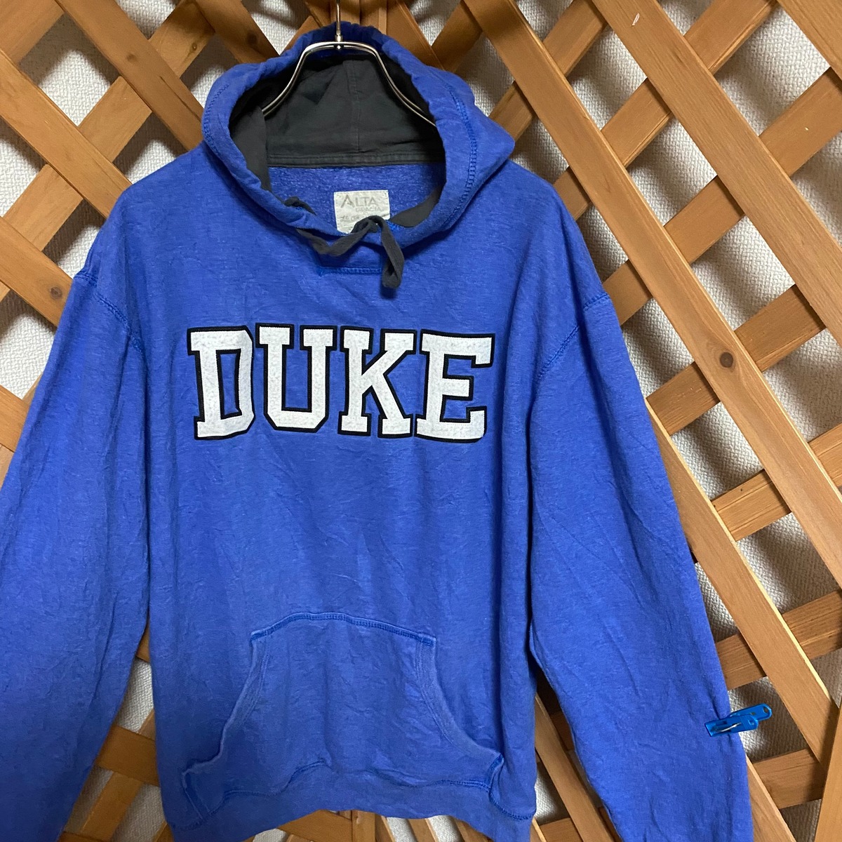 ALTA GRACIA パーカー ブルー カレッジ DUKE デュース 古着 | LUCKY BASE 古着屋