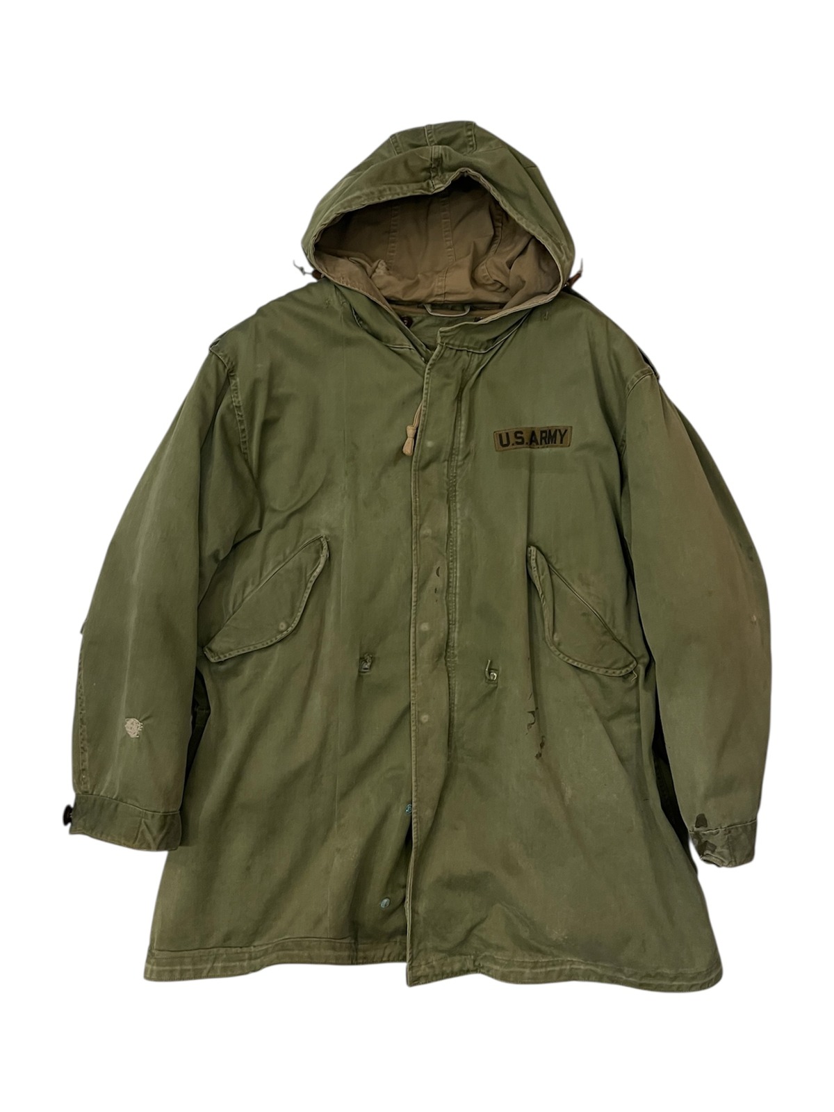 50s U.S.Army M-51 Field Parka 50年代 米軍実物 M-51 フィールドパーカー モッズコート ...