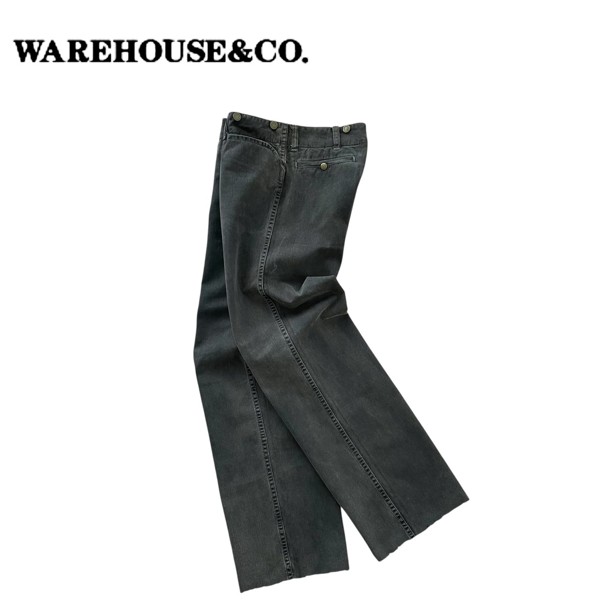WAREHOUSE ＆ CO.ウェアハウス 日本製 90s ワークパンツ ワイド | ThreeF