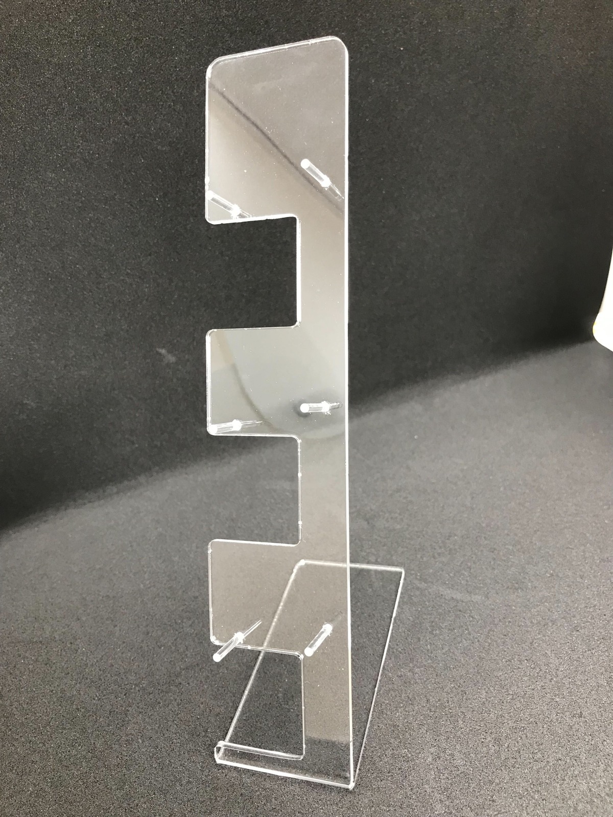 アクリル ルアーディプレイスタンド M 3lure 幅 4.0cm 奥行 8.0cm 高さ 17.0cm 重さ 20.0g | ロクマルコネクト