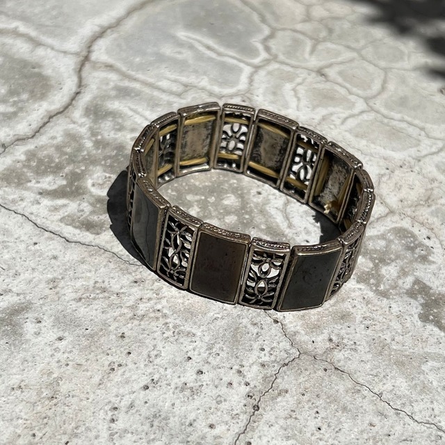 メタル シェル バングル ブレスレット《B-0014》 | ModernLoop ユーズドアクセサリー専門店