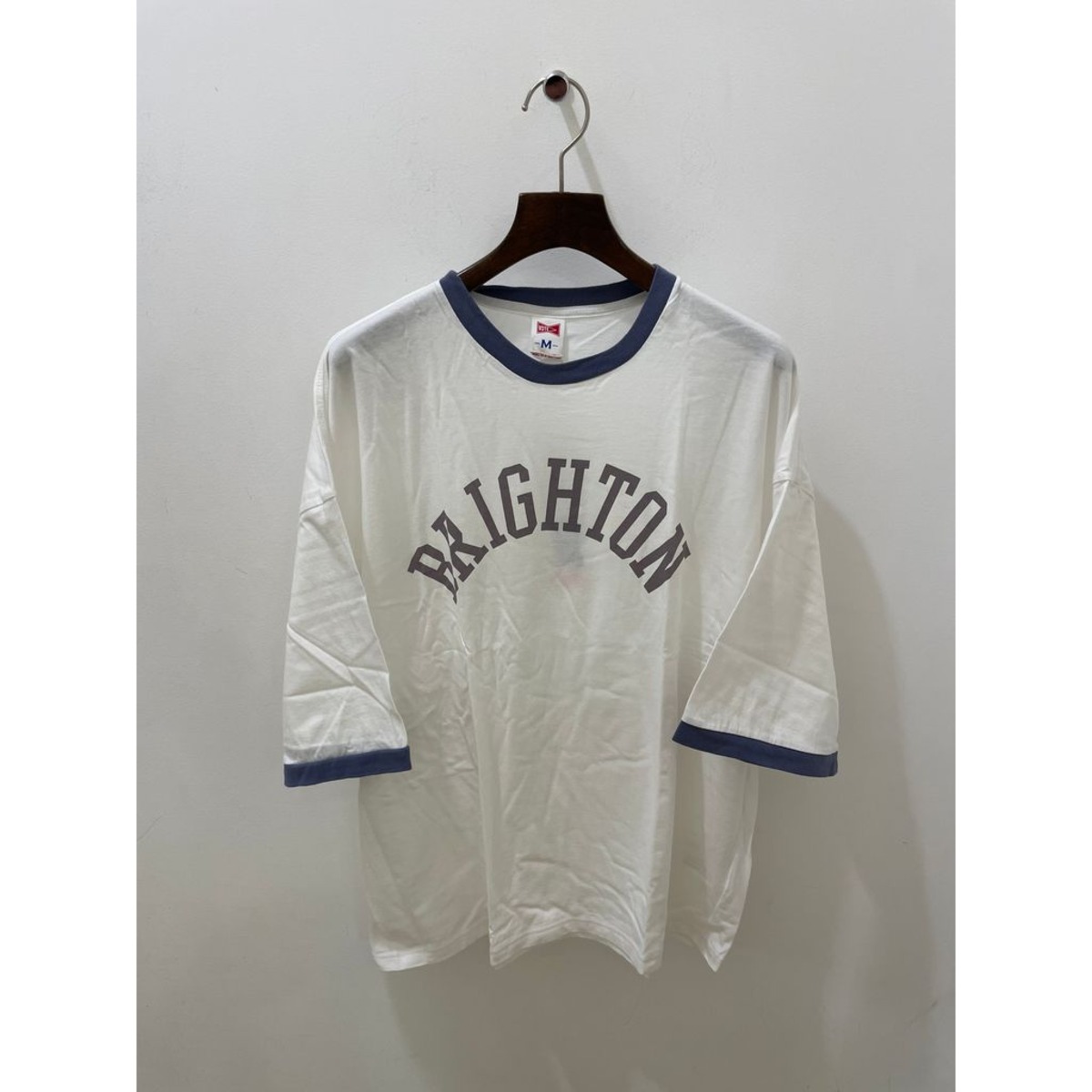 VOTE MAKE NEW CLOTHES BRIGHTON RINGER BIG TEE | MAROON WEBSTORE