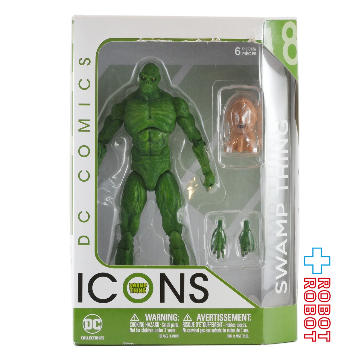 DCコレクティブルズ DCコミックス アイコンズ スワンプ・シング (ダークジェネシスVer.) 6インチ アクションフィギュア 開封 | ROBOTROBOT