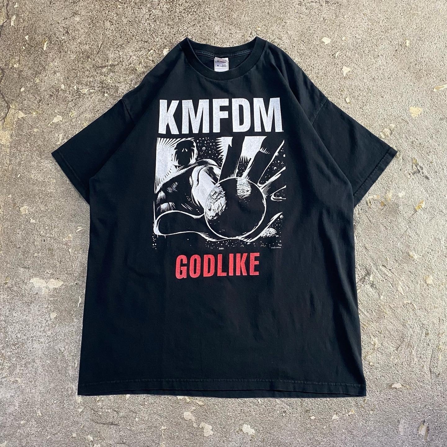 90s KMFDM "GOD LIKE" T-shirt | What’z up
