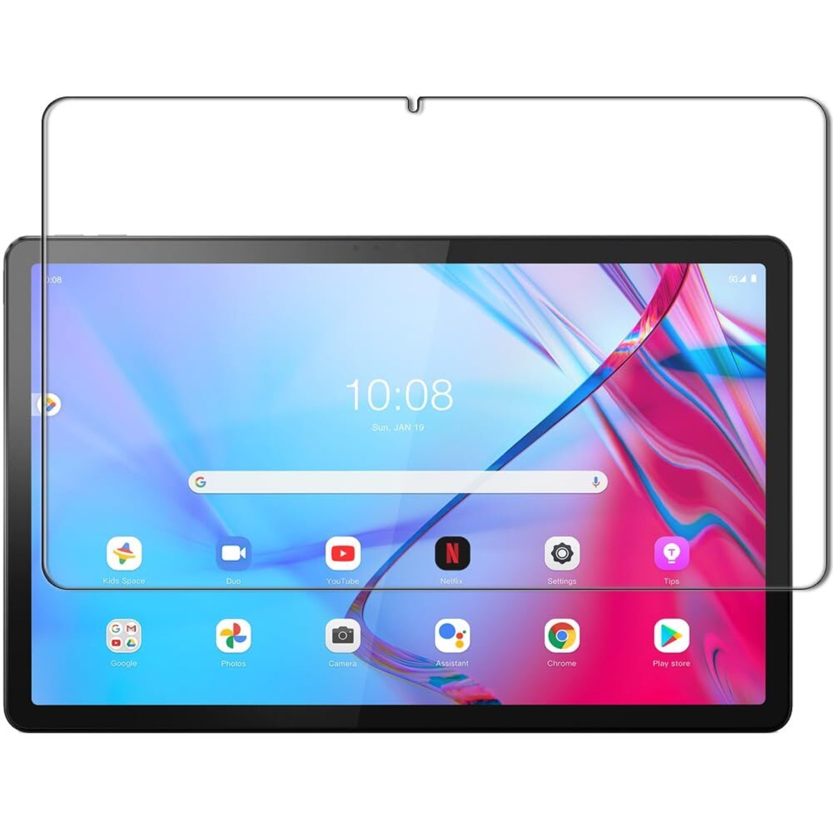 Lenovo Tab P11 5G 用の ガラスフィルム LET01 11インチ 用の 保護フィルム 強化ガラス 液晶保護フィルム 指紋防止 飛散防止 高透過 高光沢 日本製 旭硝子 硬度9H ...