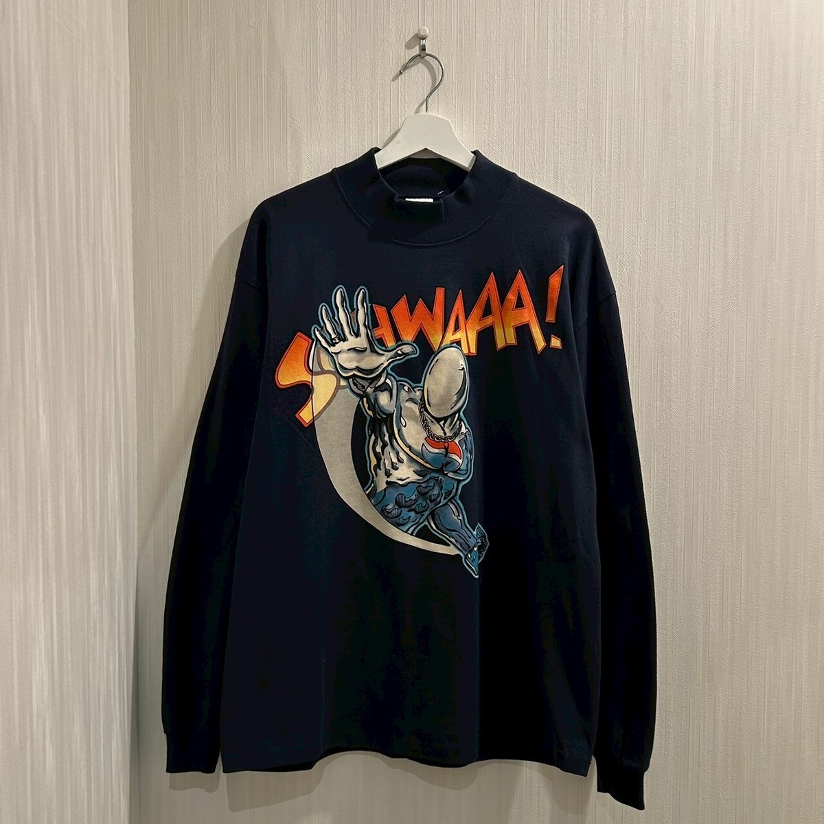 Dead Stock!! 1990s PEPSI COLA "PEPSI MAN" Promotion L/S T-shirt | What’z up