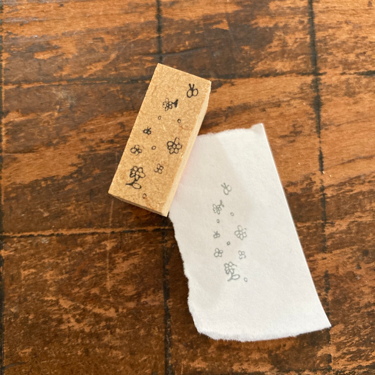 M24 spicaの庭・muuちゃんのはんこ ”花だけ” | Spicaの庭