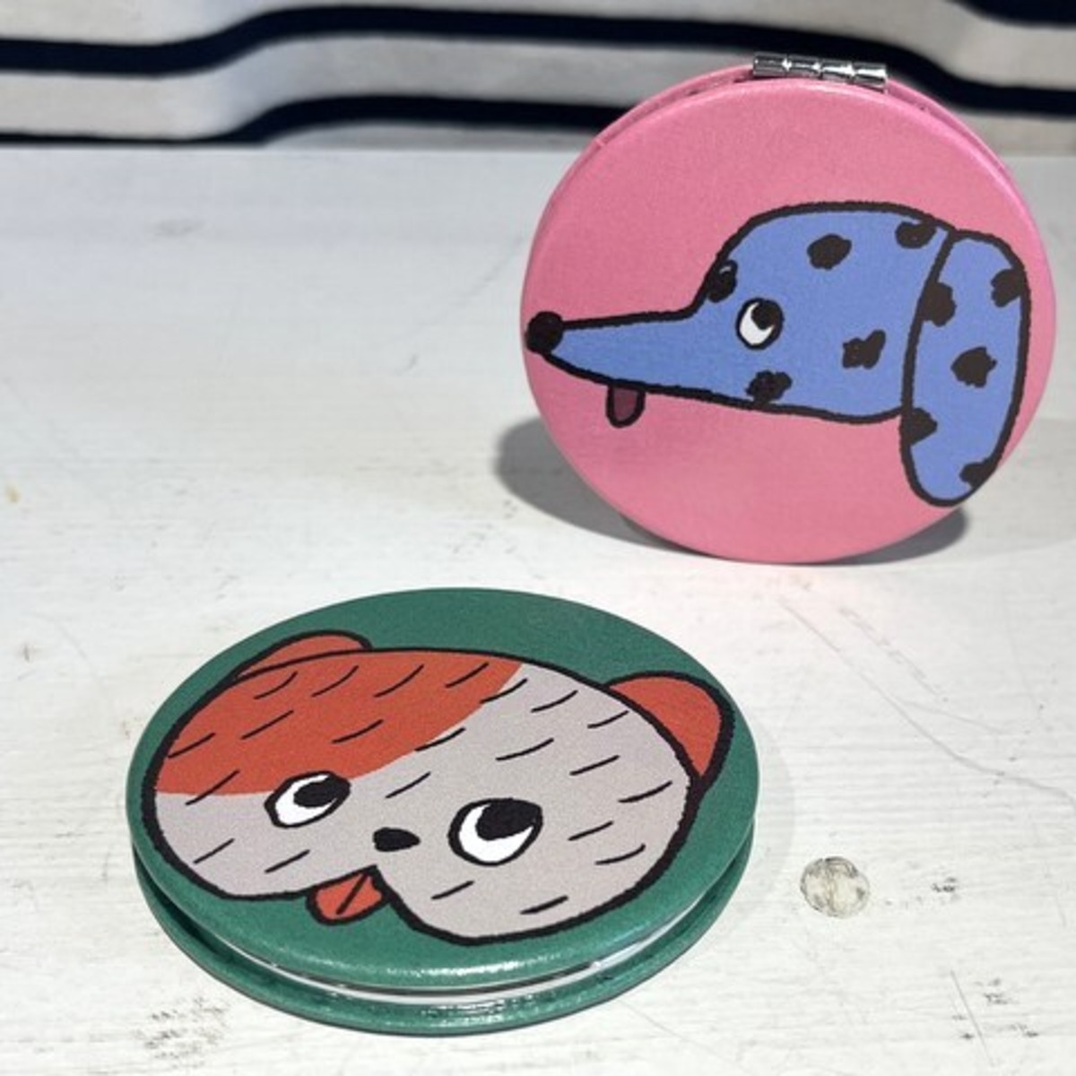 コンパクトミラー｜【山鳩舎（みやぎちか）】 Compact mirror YAMABATOSHA MIYAGI CHIKA | diagrande