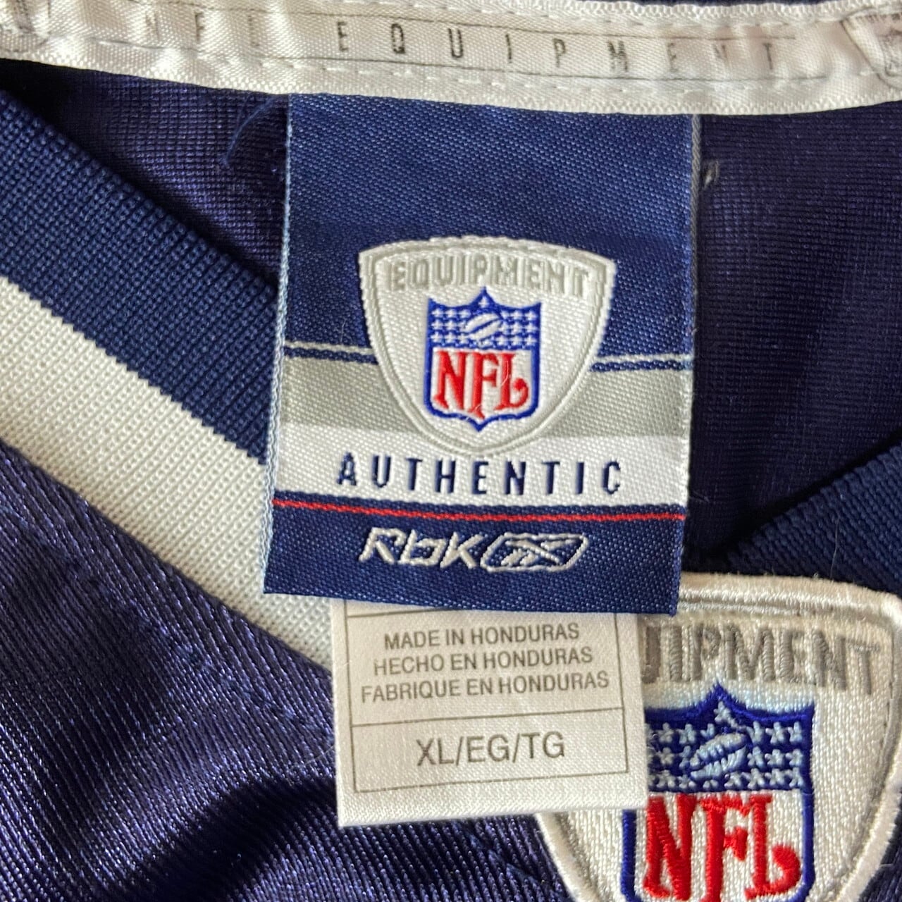 NFL ニューイングランド・ペイトリオッツ メッシュ ユニフォーム メンズXL 古着 New England Patriots Reebok ...