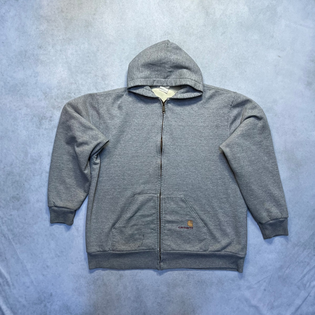 carhartt カーハート スウェットジップパーカー グレー 2XL | 古着屋DIGDIG