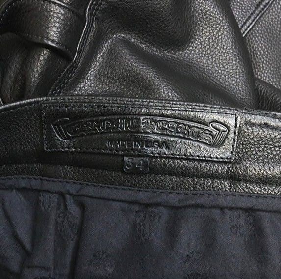 CHROME HEARTS クロムハーツ カーペンター ダブルニー レザー CHROME HEARTS クロムハーツ カーペンター ダブルニー レザー
