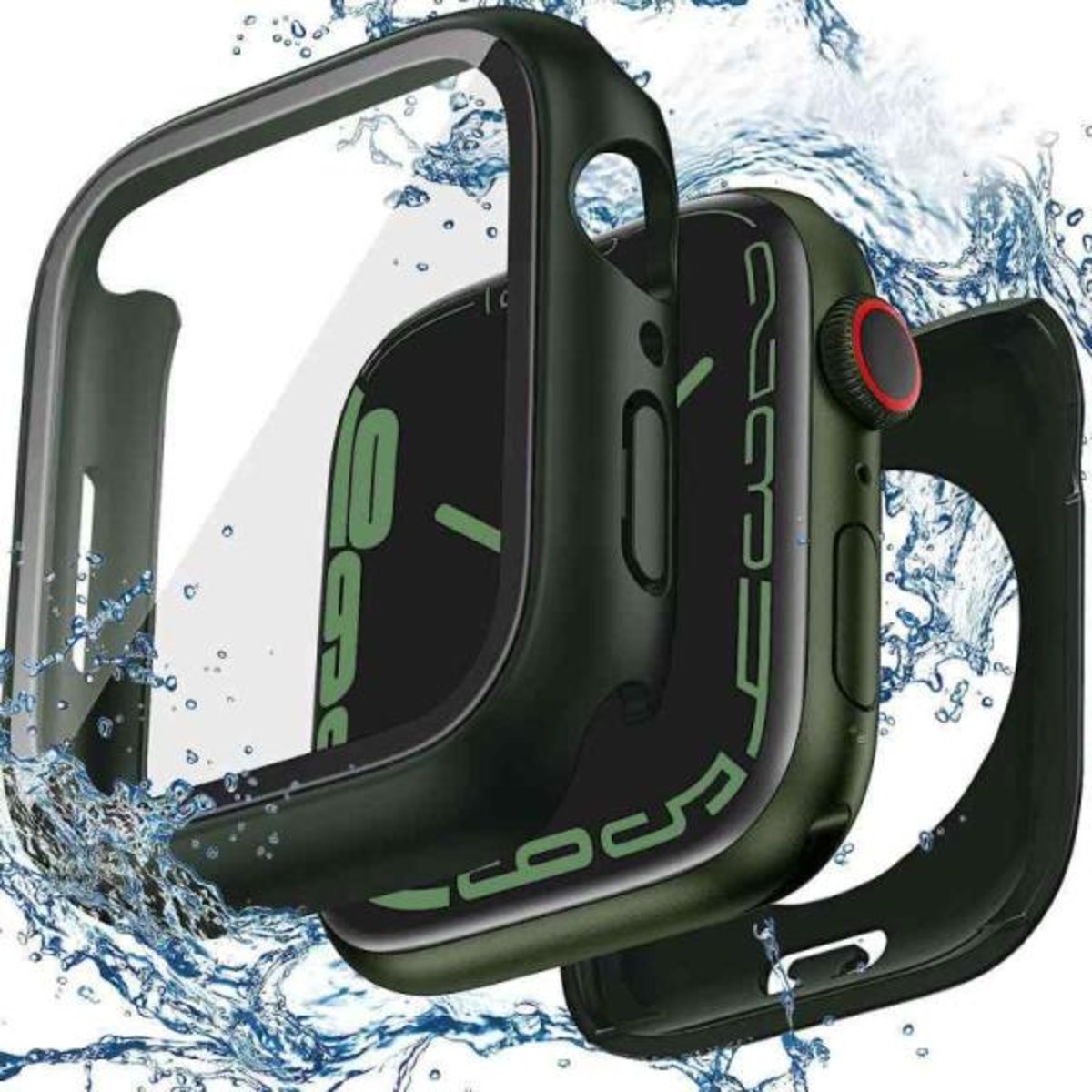 TALENANA for Apple Watchケース 45mm 44mm 41mm 40mm 【3 in 1防水設計】 アップルウォッチ液晶保護フィ4 | hero01