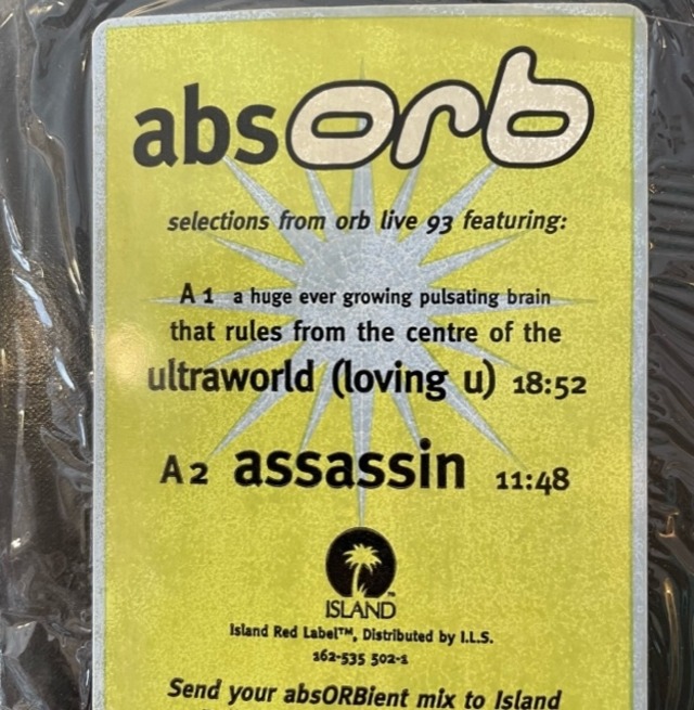 The Orb "AbsOrb - Selections From Orb Live 93" 12" | EAD RECORD