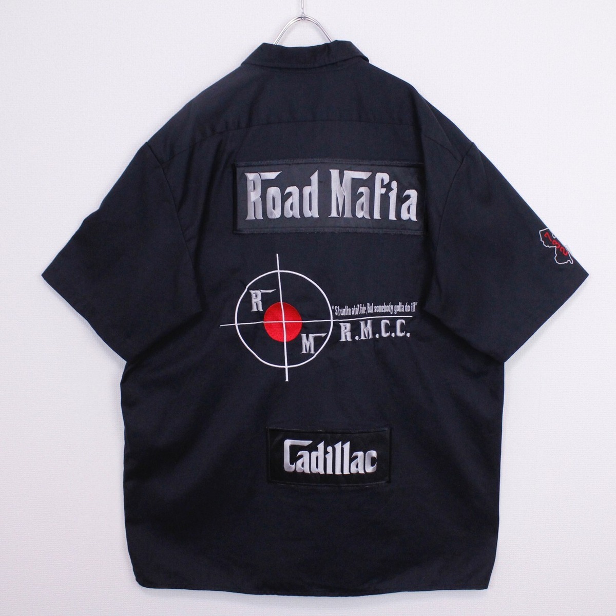 【Caka act2】"Dickies" Mafia Patch Design S/S Work Shirt | Caka(カカ）下北沢古着屋 ...