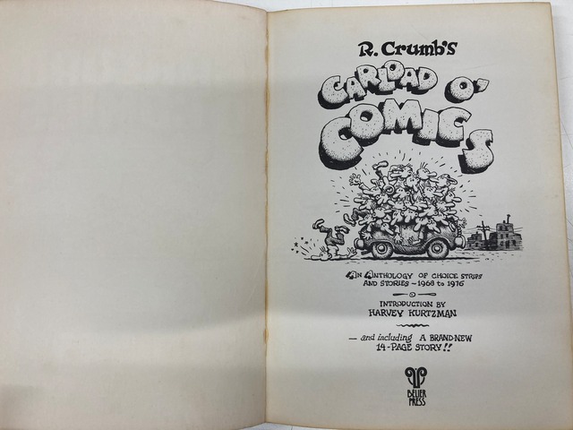 R.CRUMB'S CARLOAD O'COMICS（ロバート・クラム）1976年 BELIER PRESS | トムズボックス
