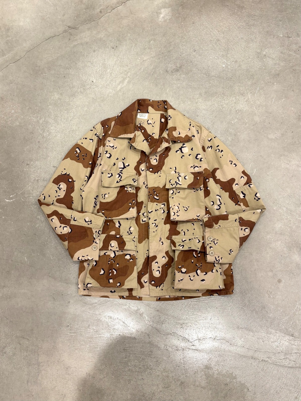 80s ”U.S.ARMY“ Desert Camouflage BDU Jacket チョコチップ | RENGA CLOTHING STORE