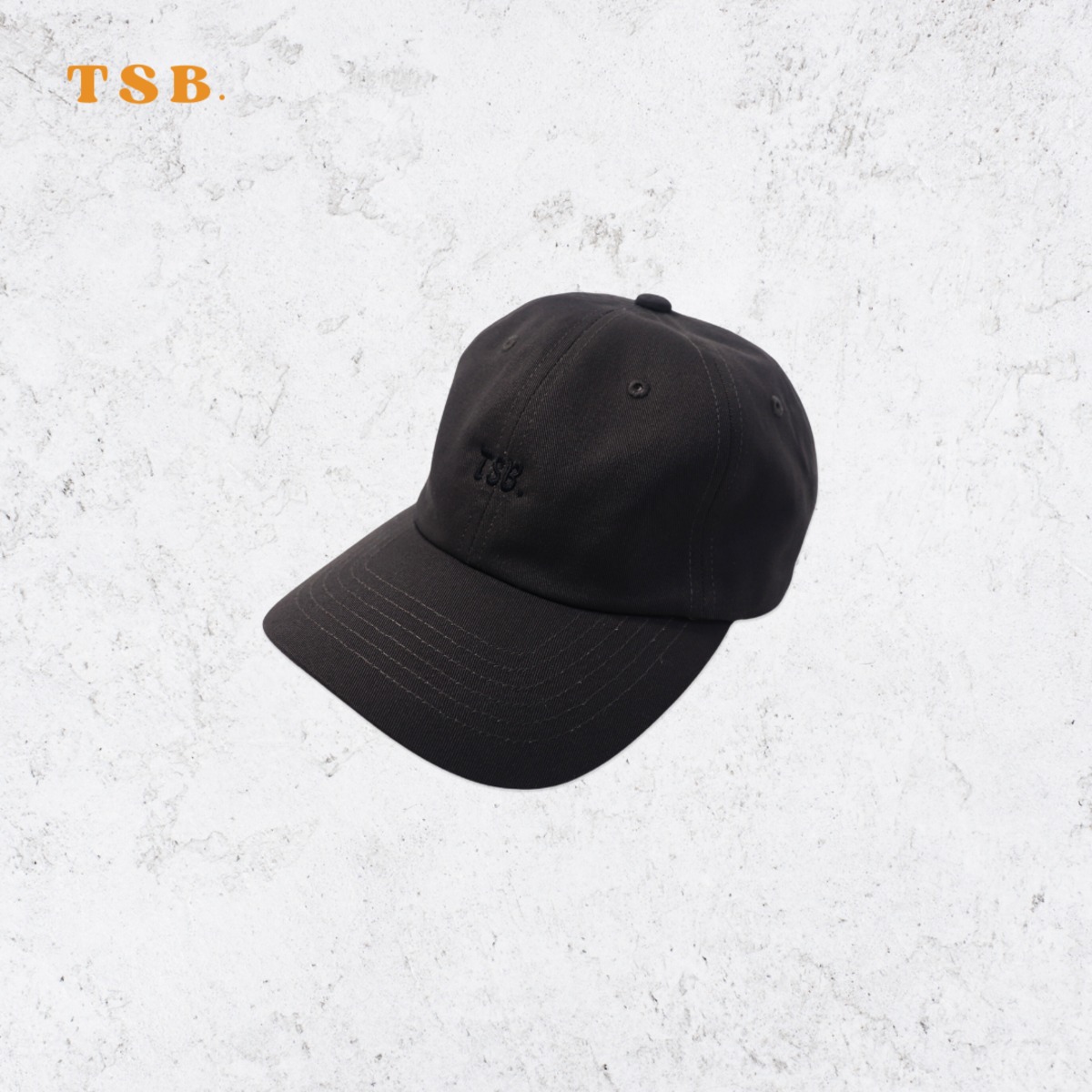【TSB.LOGO ser】LOW-CAP - BLACK | OFFISEA【オフィシー】