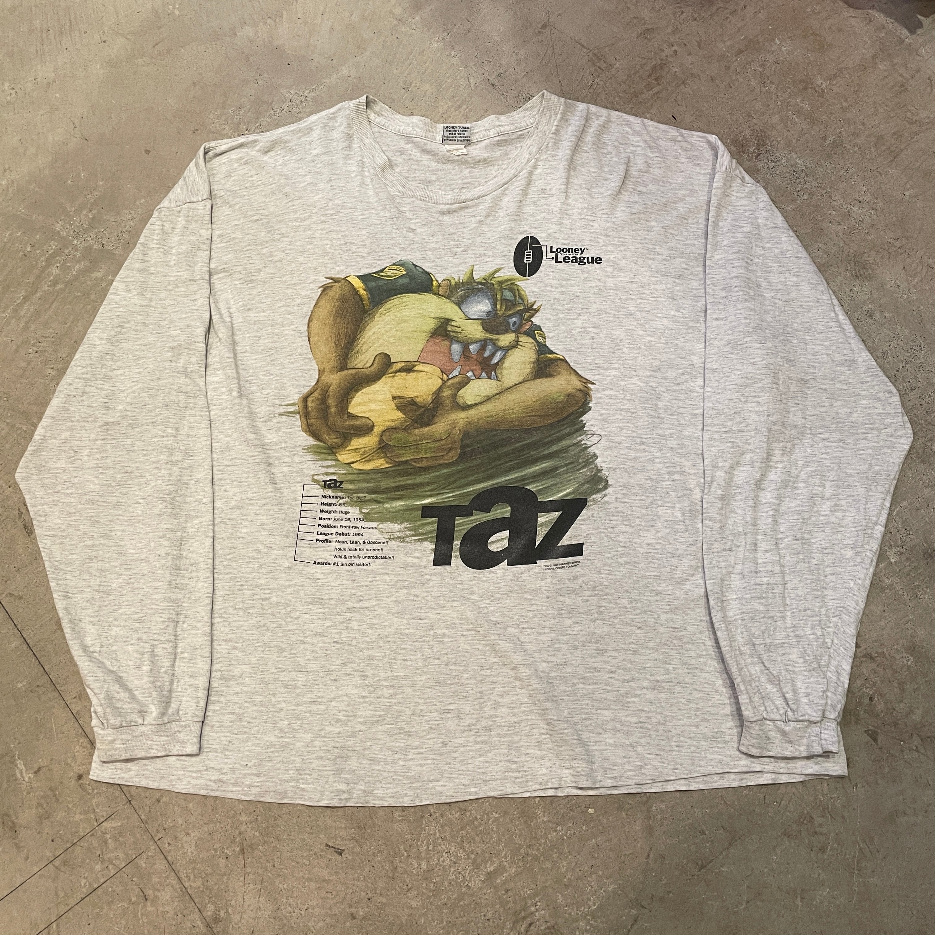Ⓝ1990s LOONEY TUNES TAZ T-SHIRT | safarionline