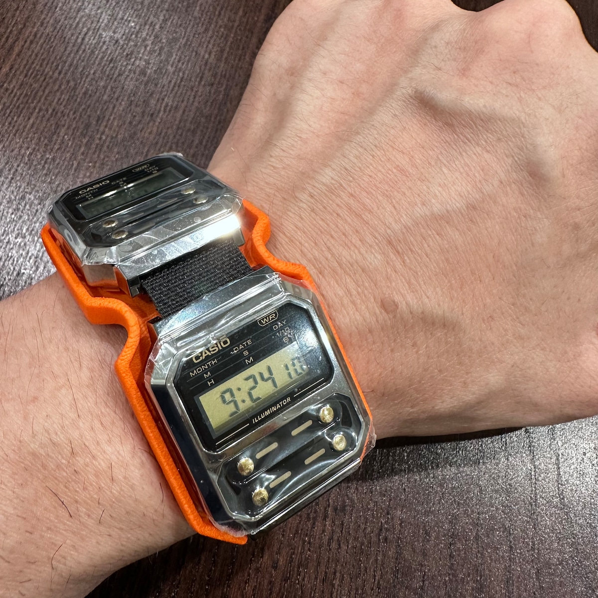 CASIO A-100(Black/gold) alien Ripley’s gear TWIN custom | kokopelli's ...