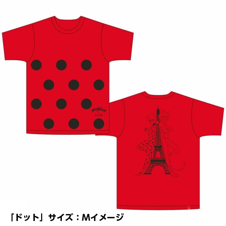 半袖Tシャツ・ミラキュラス×OJICO サイズ：M | ミラキュラス レディバグ＆シャノワール JAPAN OFFICIAL ONLINE STORE