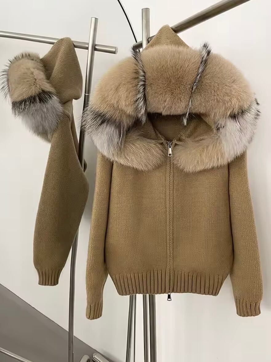 Big fox fur outerwear《 即日発送 》 | mong shop