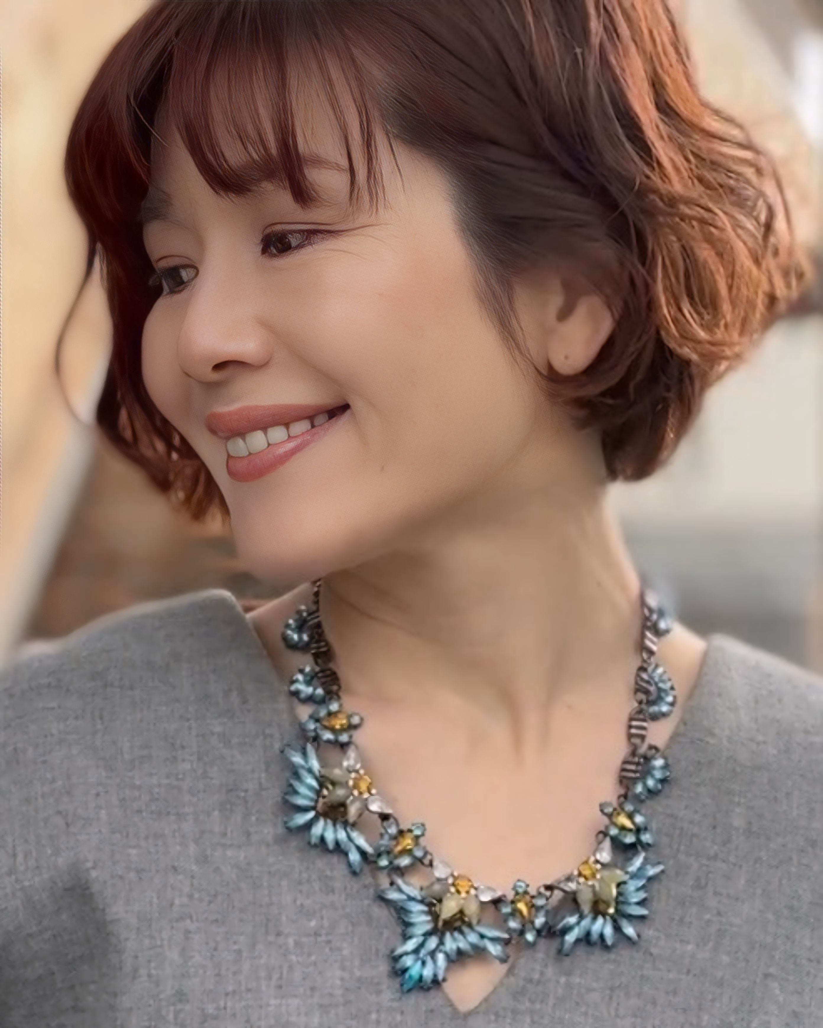 【451】ブルーガーデンネックレス | BELLA GENTE