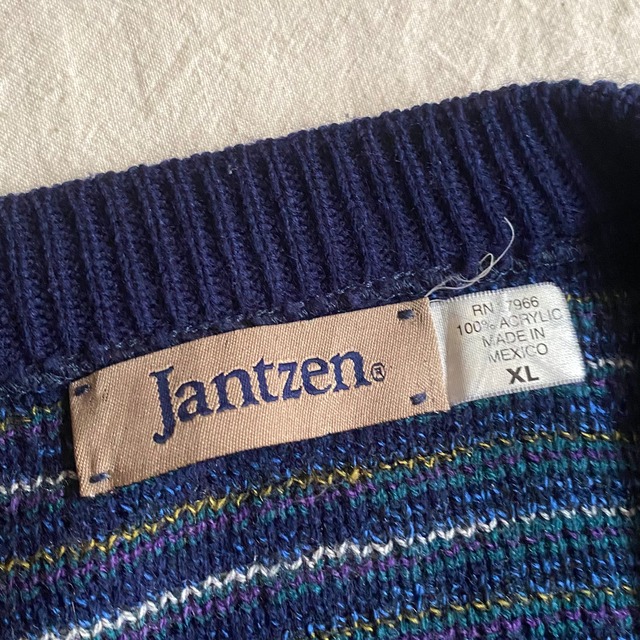 Jantzen 〜1990's Made in MEXICO KNIT ジャンセン ニット セーター 古着 古着屋 メンズ古着 レディース古着 蒲田 大田区蒲田古着屋zira zira | zira