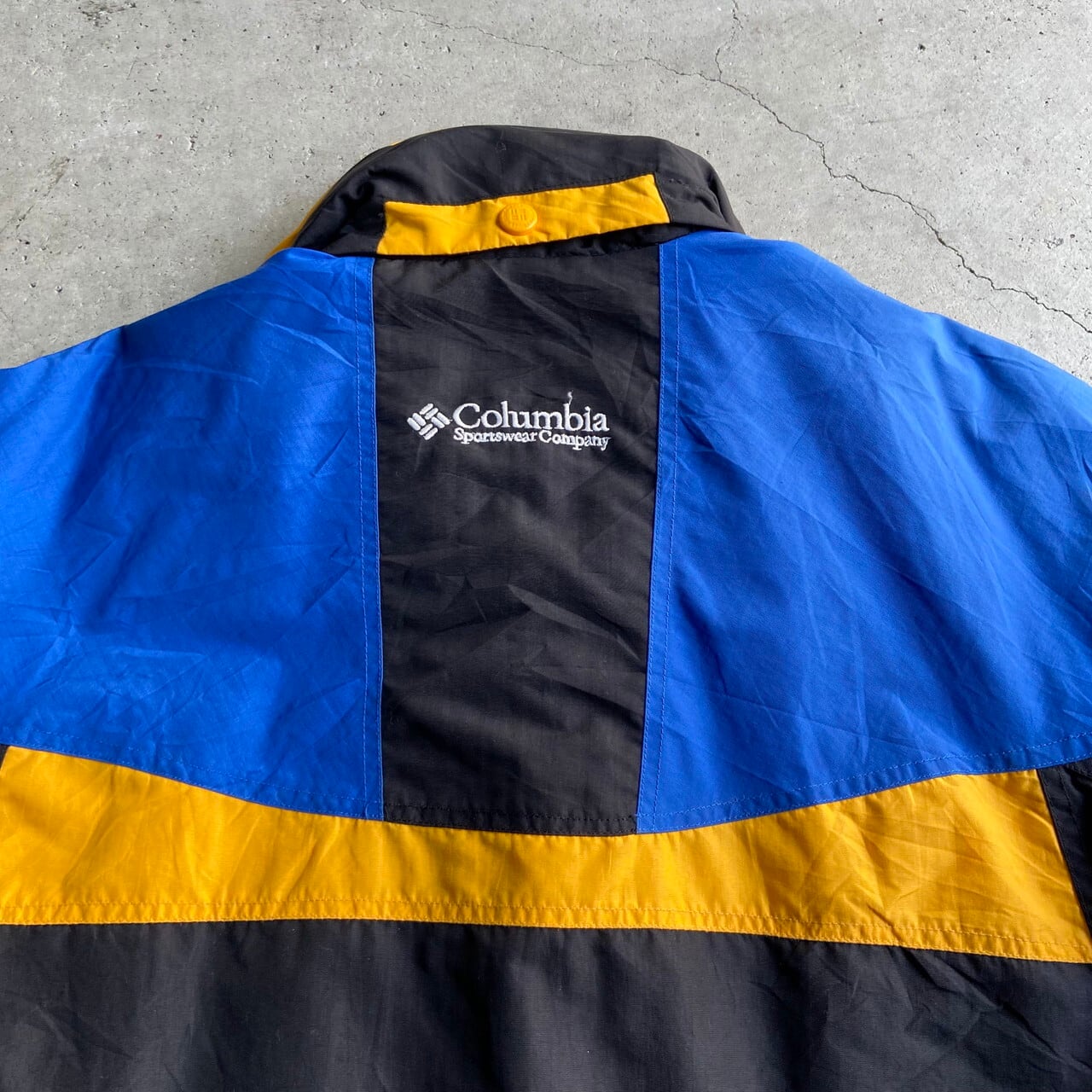 グッドカラー 90年代 Columbia コロンビア TECTONITE ハイネック マウンテンパーカー メンズXL相当 古着 90s ...