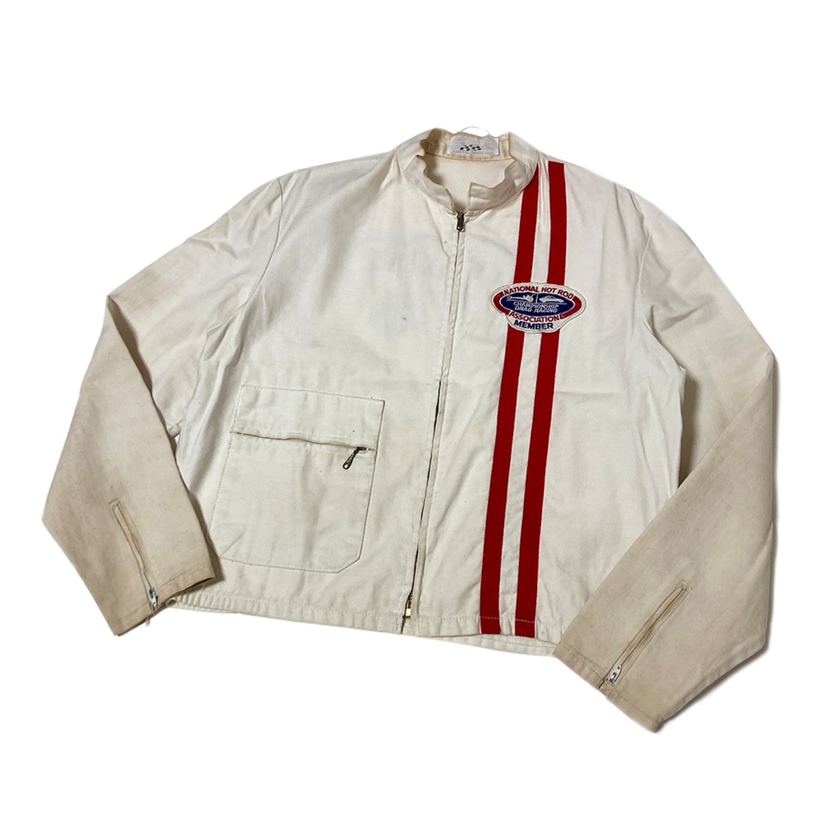 USED&VINTAGE "70'S NHRA STRIPE RACE JACKET" | FLAG STORE