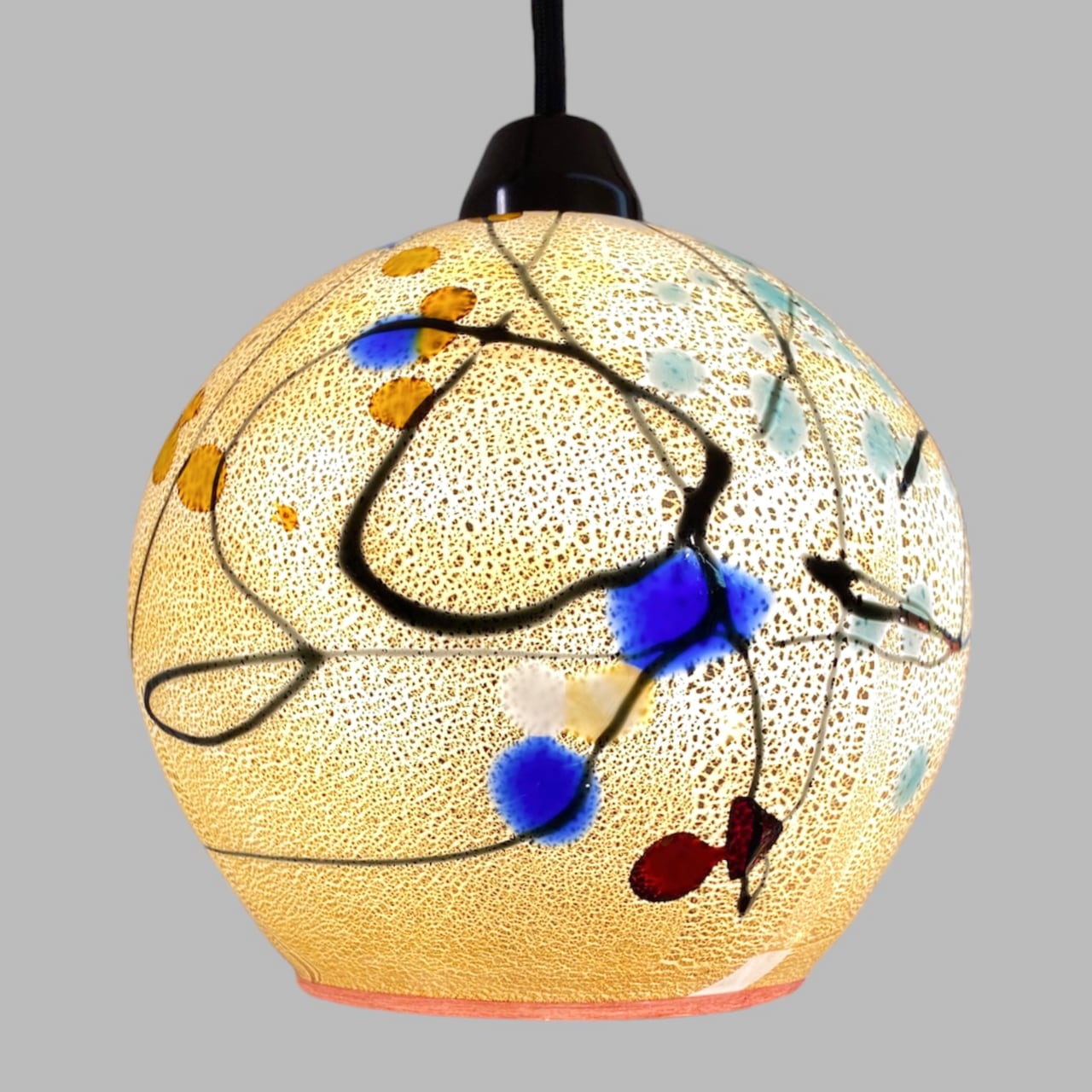 ベネチアンガラス ペンダントランプ Kandinsky ラウンド Bianco ベネチアンガラス ペンダントランプ Kandinsky ラウンド Bianco