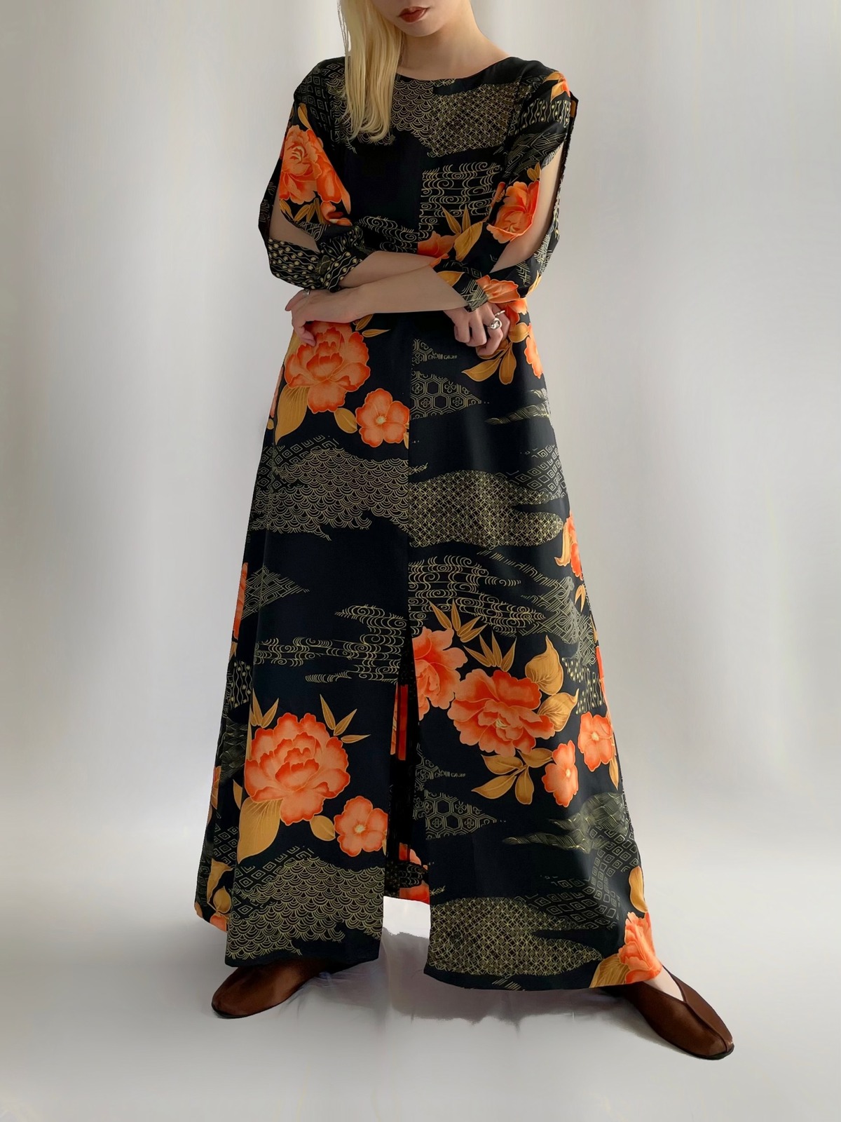 arm slit total pattern one-piece | heath vintage