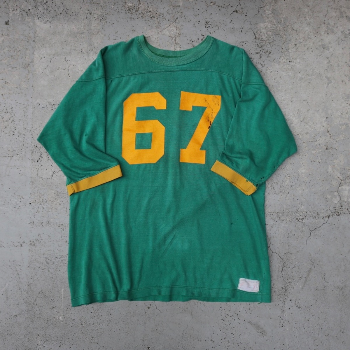 50's "Russell Southern" cotton footbal T shirt | CHOOSE VINTAGE CLOTHING